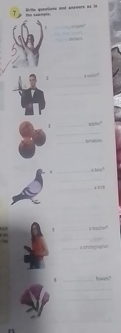 Write questions and answers as in the | StudyX