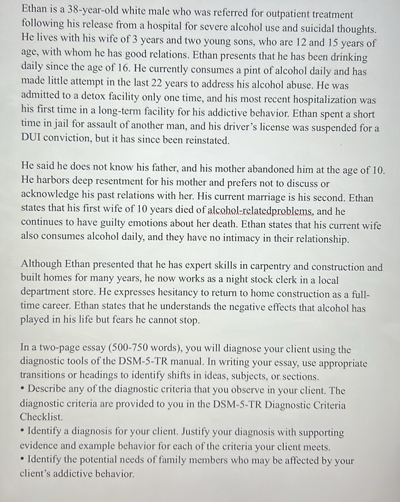 In a two-page essay (500-750 words), you | StudyX