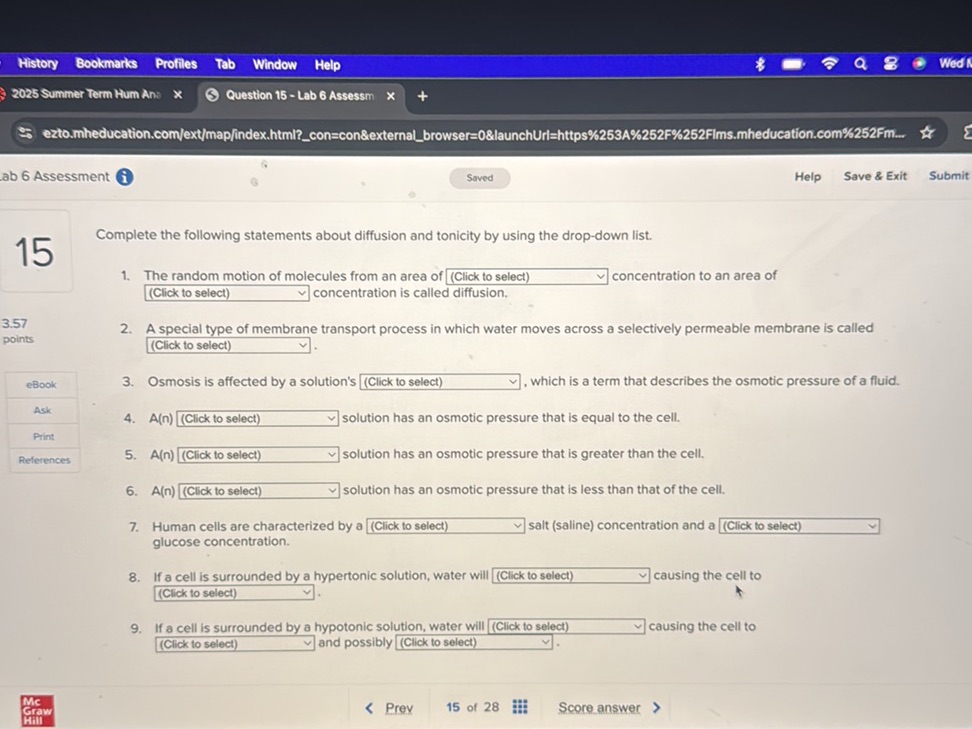 Complete the following statements about | StudyX