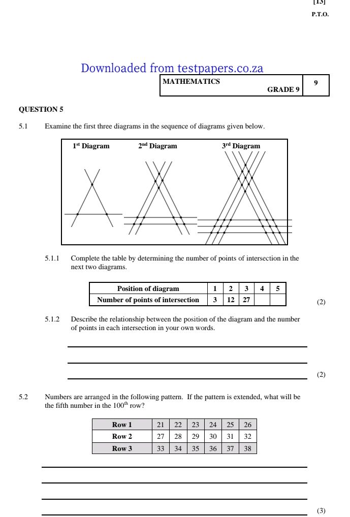 5. Examine the first three diagrams in the | StudyX