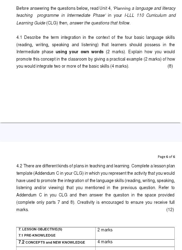 Before answering the questions below, read | StudyX