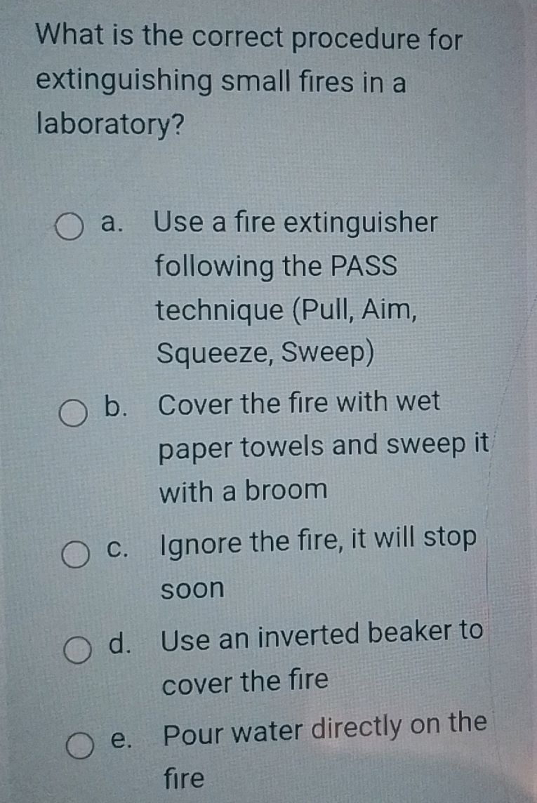What is the correct procedure for | StudyX
