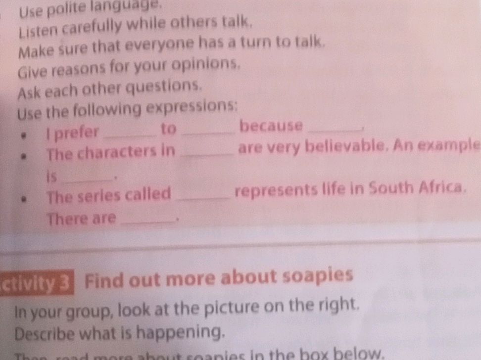 Use polite language. Listen carefully while | StudyX