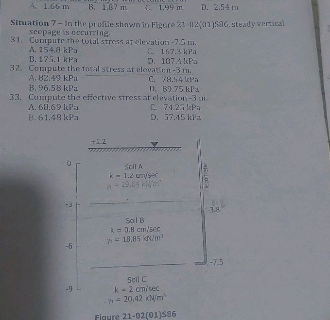 Situation 7 - In the profile shown in Figure | StudyX