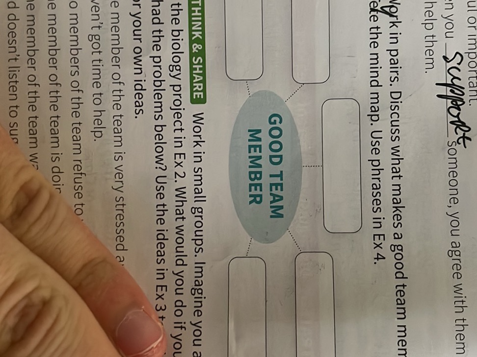 Work in pairs. Discuss what makes a good | StudyX