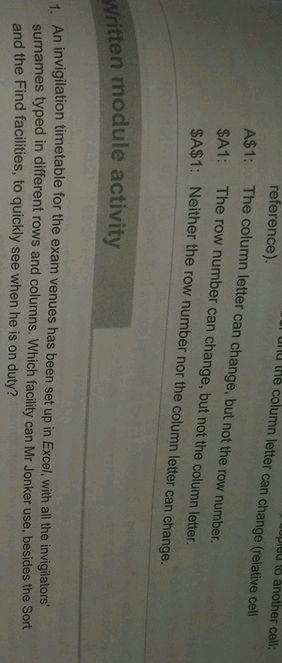 1. An invigilation timetable for the exam | StudyX