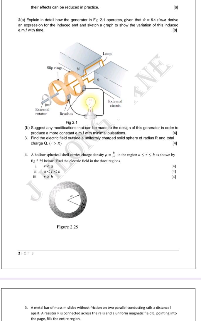 2(a) Explain in detail how the generator in | StudyX