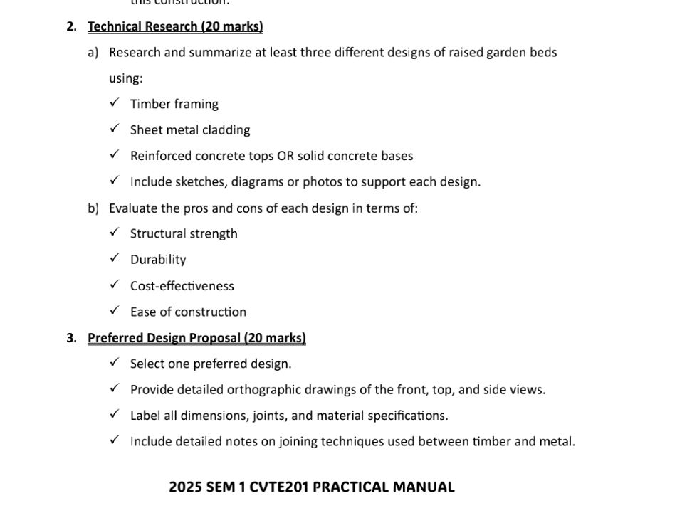 2. Technical Research (20 marks) a) | StudyX