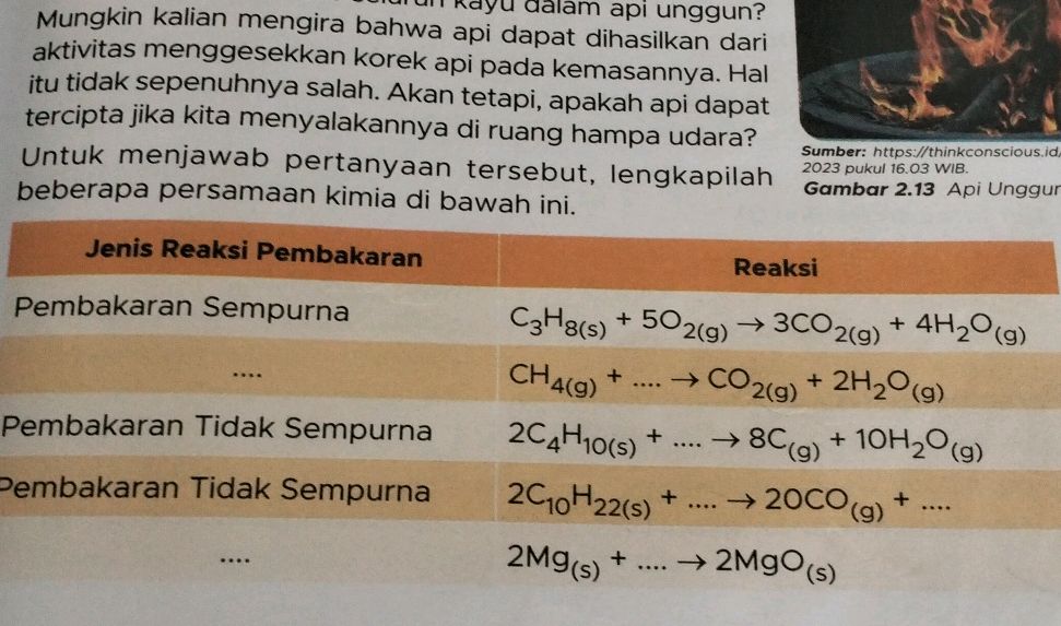 Lengkapilah beberapa persamaan kimia di | StudyX