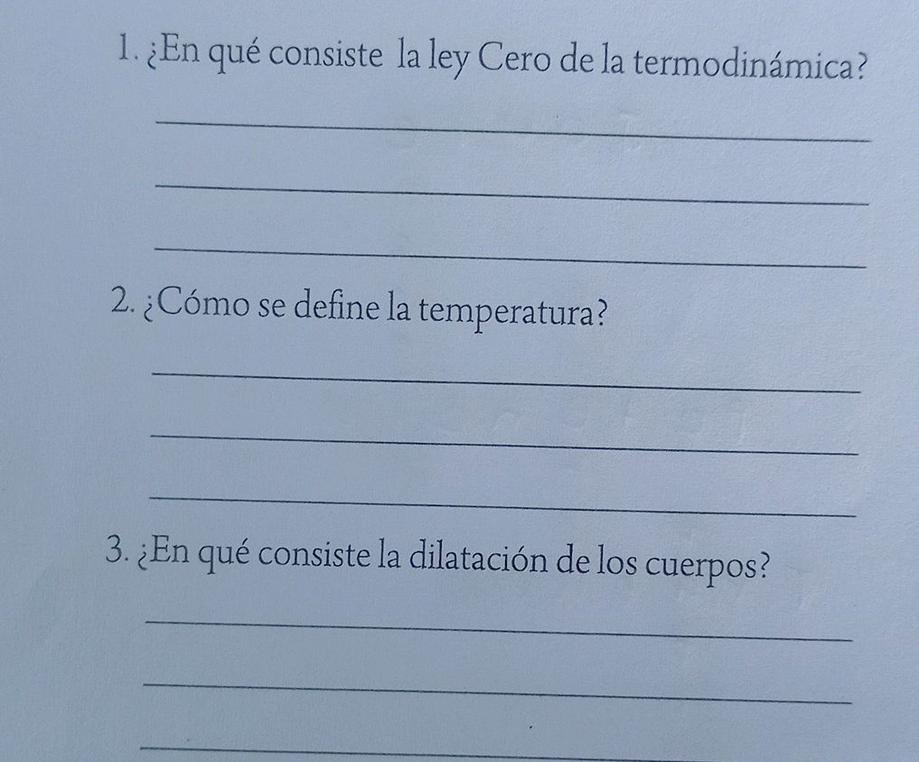 1. ¿En qué consiste la ley Cero de la | StudyX