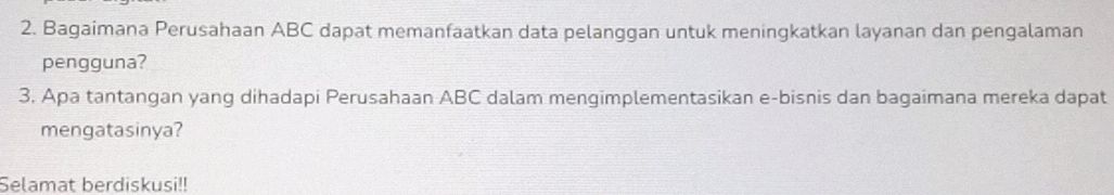 2. Bagaimana Perusahaan ABC dapat | StudyX