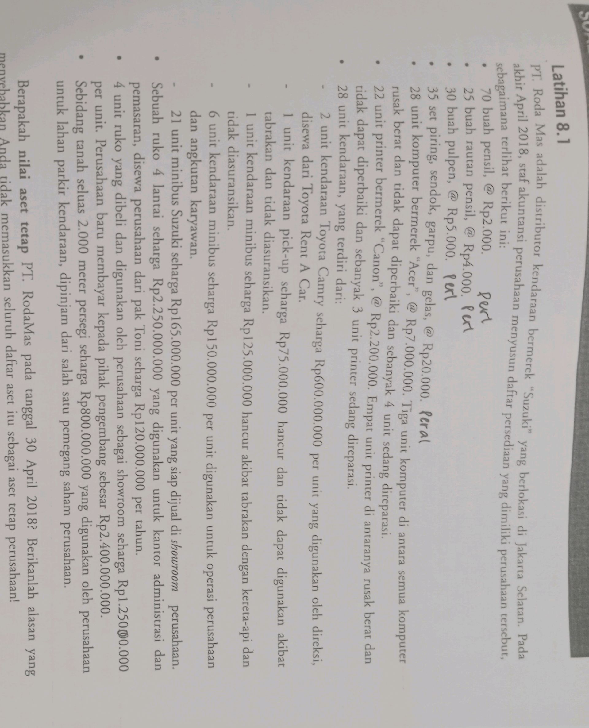 PT. Roda Mas adalah distributor kendaraan | StudyX