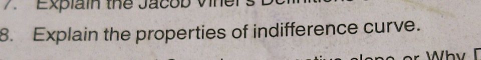 7. Explain the Jacob Viner's Definitions. | StudyX