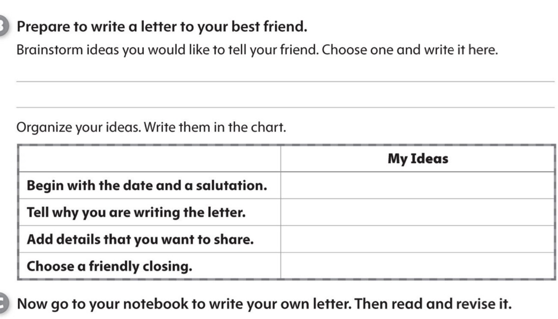 Prepare to write a letter to your best | StudyX