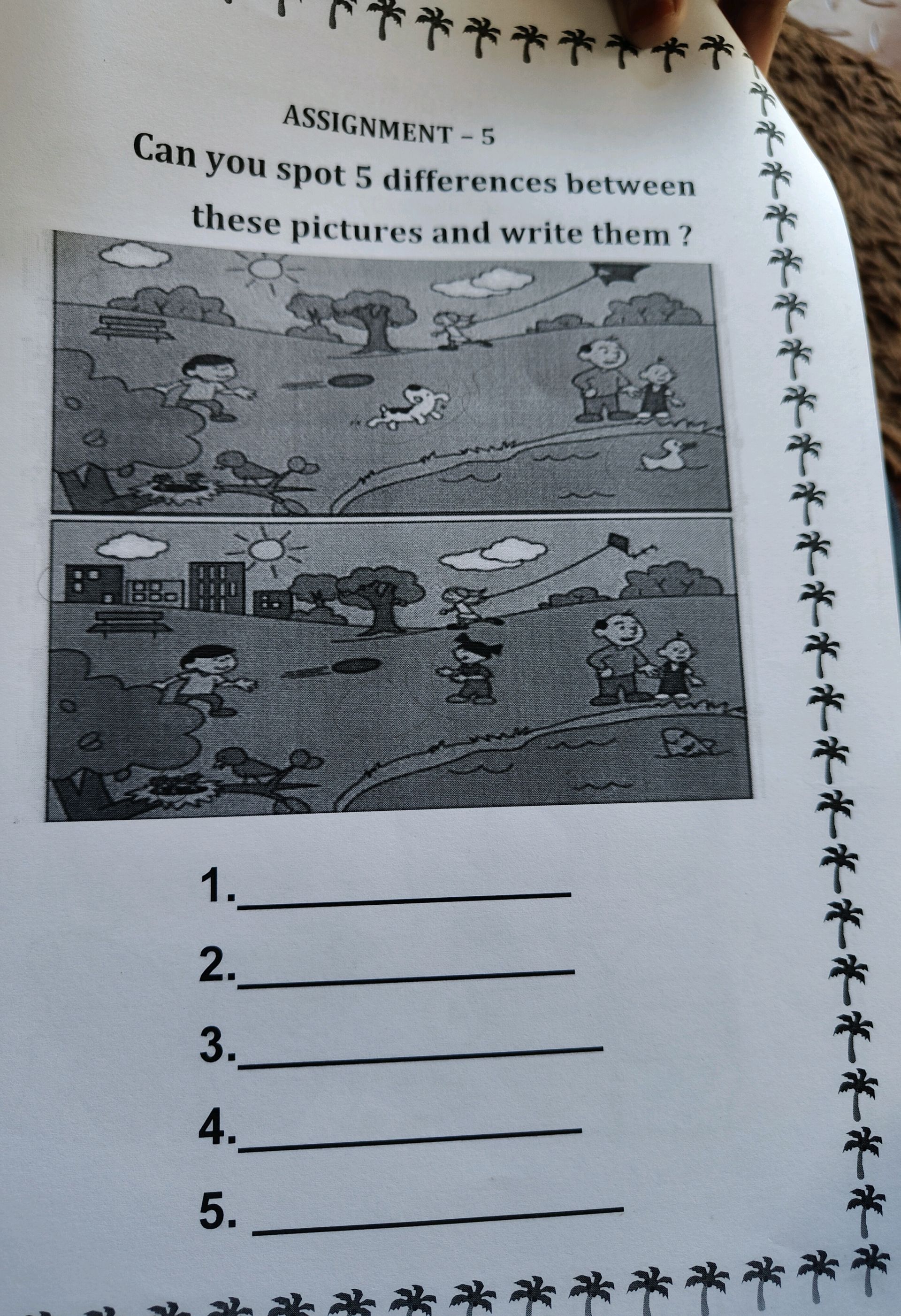 Can you spot 5 differences between these | StudyX