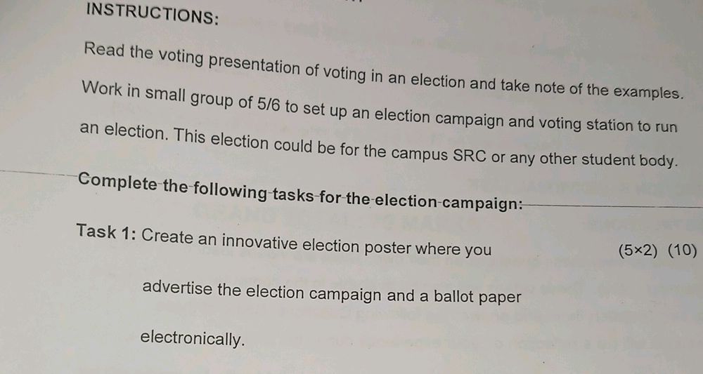 INSTRUCTIONS: Read the voting presentation | StudyX
