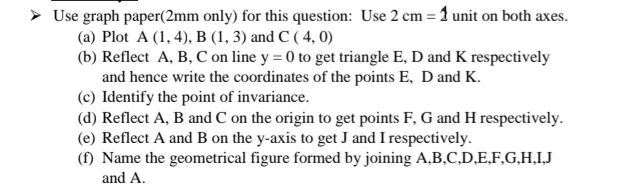 Use graph paper(2mm only) for this question: | StudyX