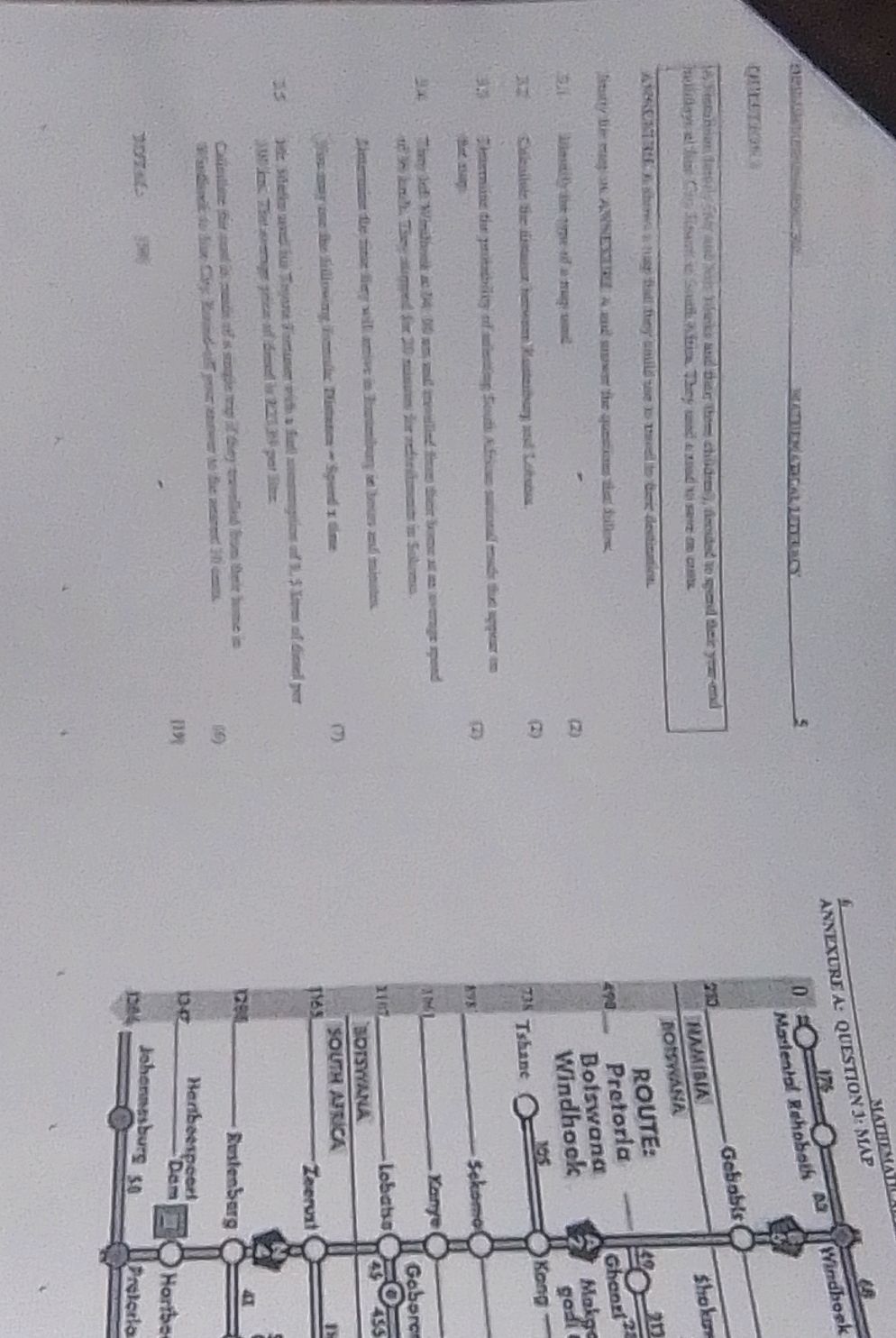 3.1 Identify the type of a map used. 3.2 | StudyX