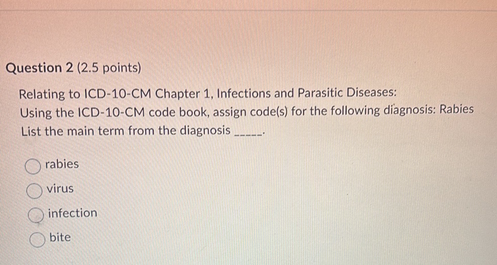 Question 2 (2.5 points) Relating to | StudyX