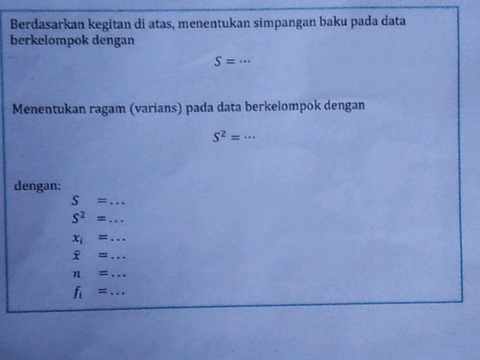 Berdasarkan kegitan di atas, menentukan | StudyX