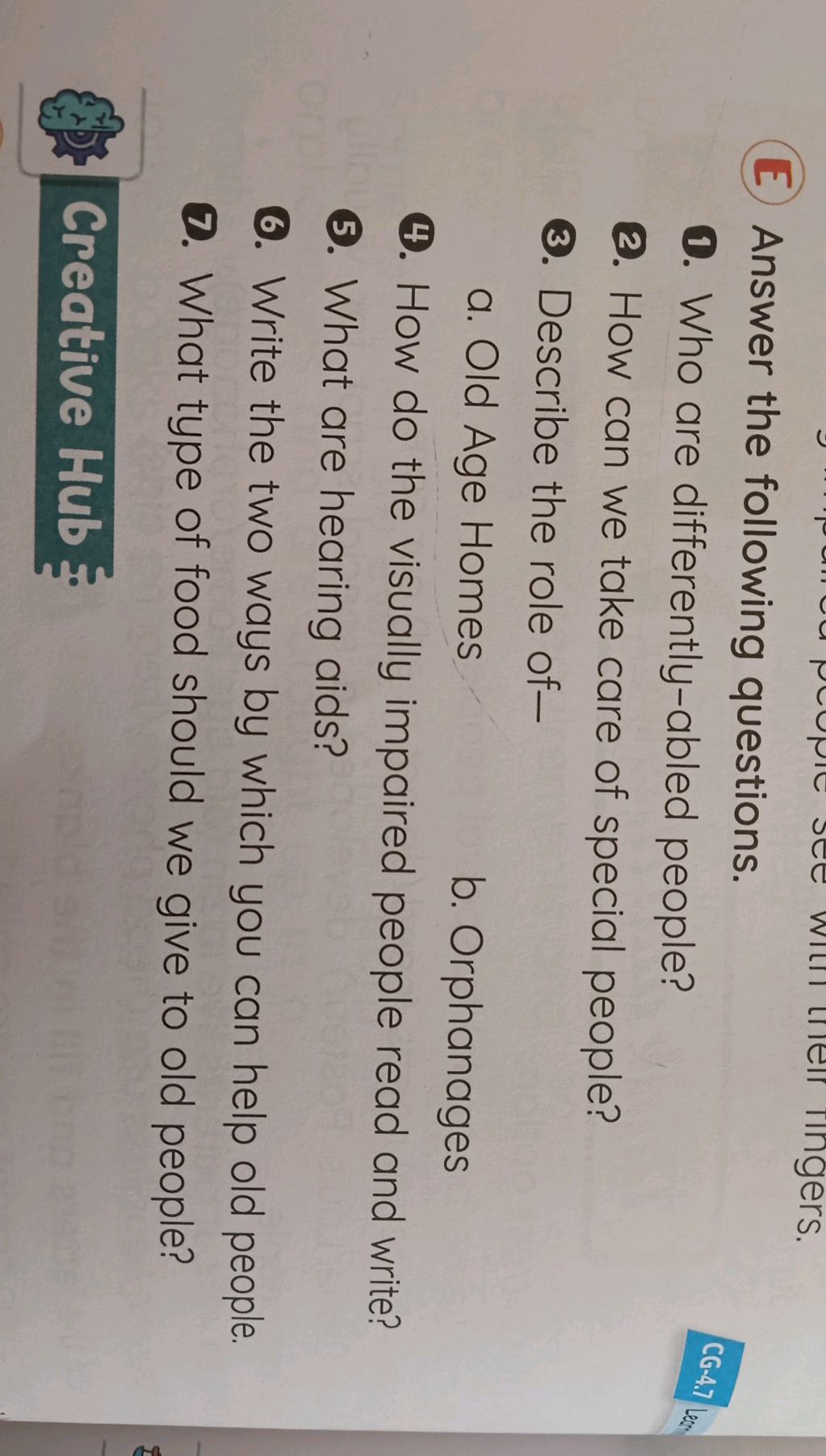 E Answer the following questions. 1. Who | StudyX