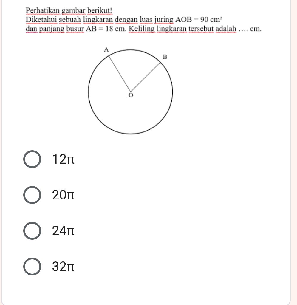 Perhatikan gambar berikut! Diketahui sebuah | StudyX