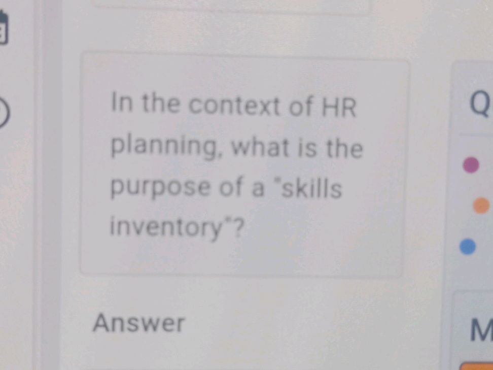 In the context of HR planning, what is the | StudyX