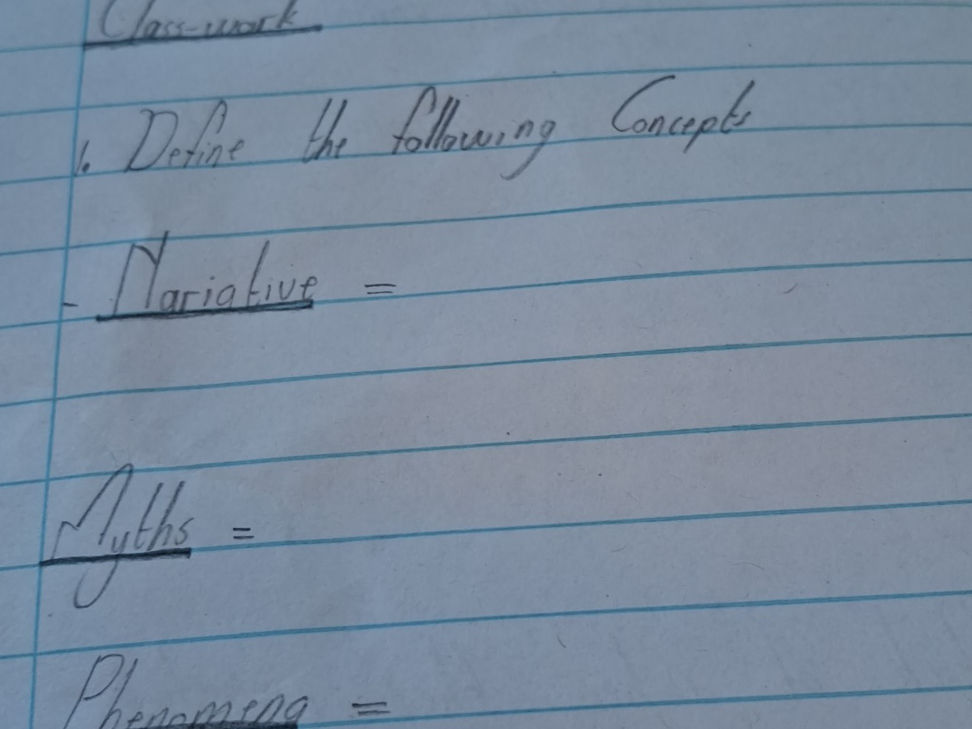 1. Define the following concepts - | StudyX