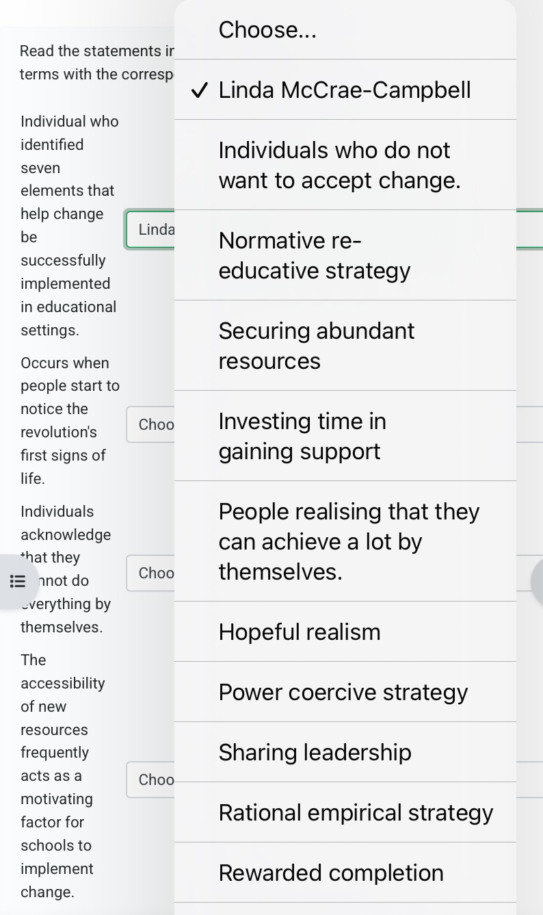 Read the statements in terms with the | StudyX