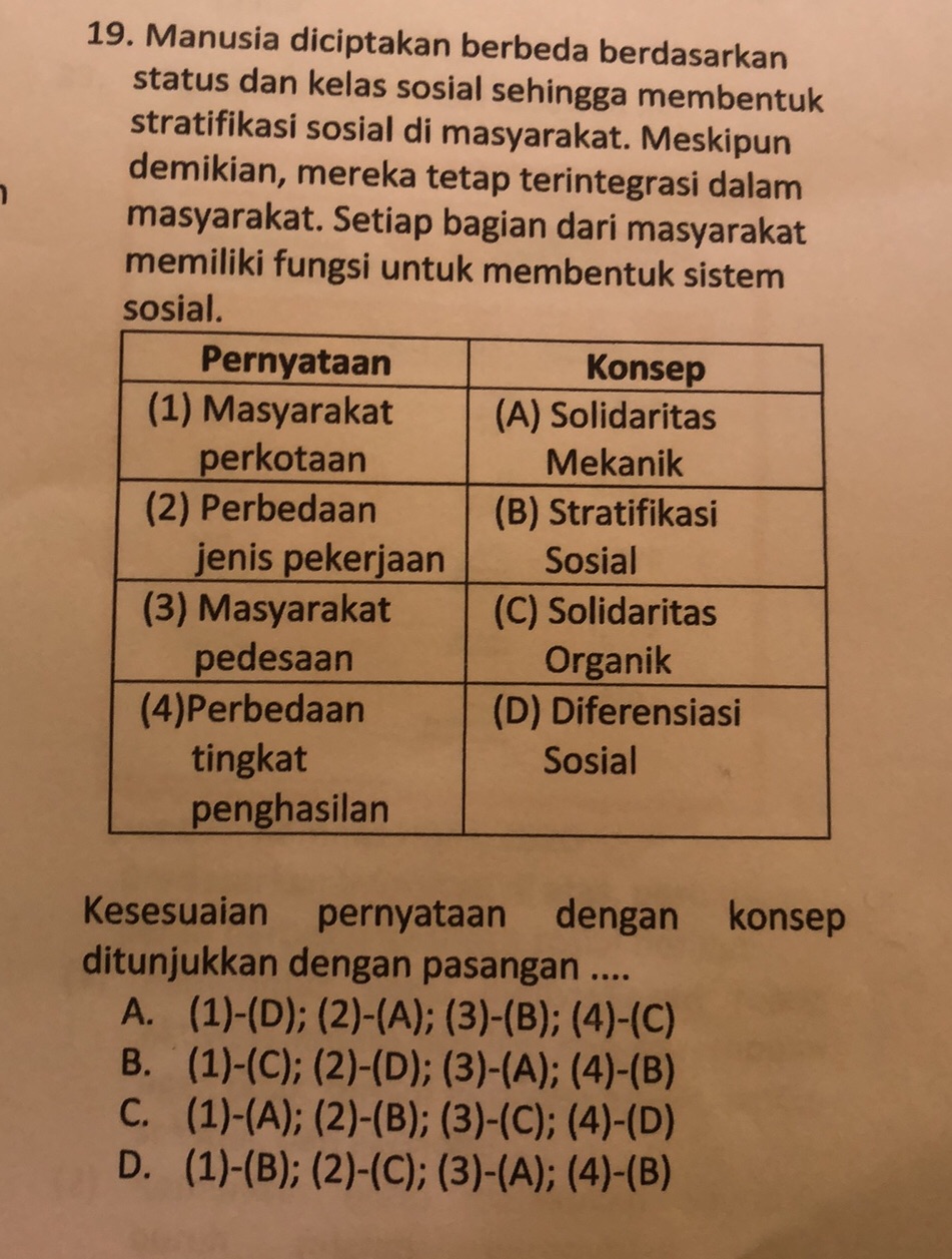Pernyataan | Konsep | |---|---| | (1) | StudyX