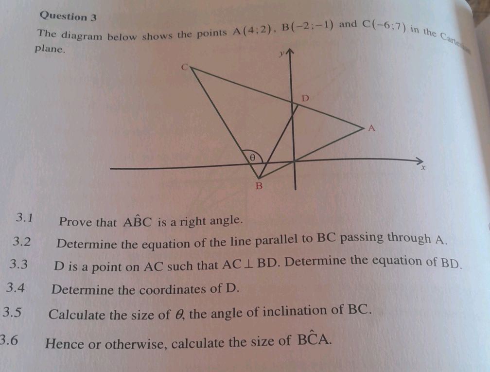 Question 3 The diagram below shows the | StudyX