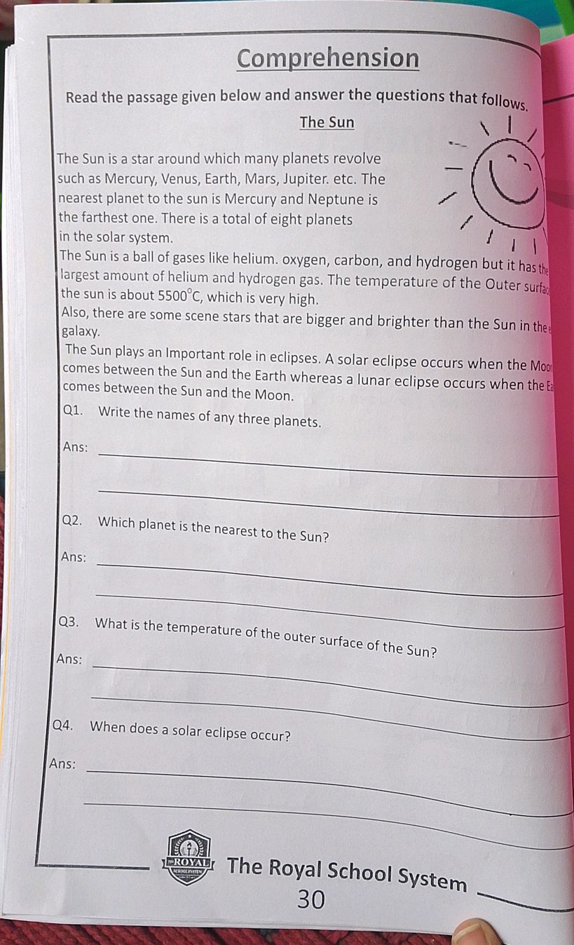 Read the passage given below and answer the | StudyX