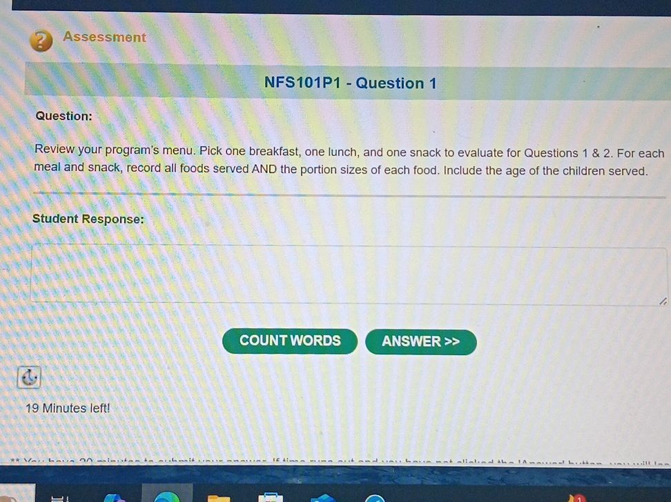 Review your program's menu. Pick one | StudyX