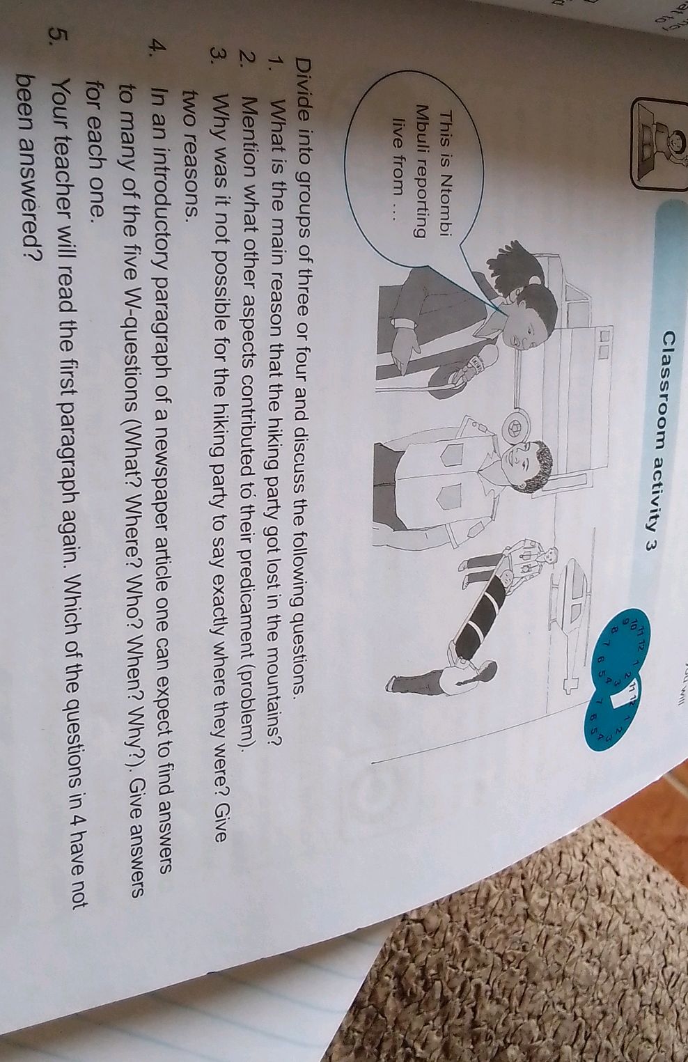 Divide into groups of three or four and | StudyX