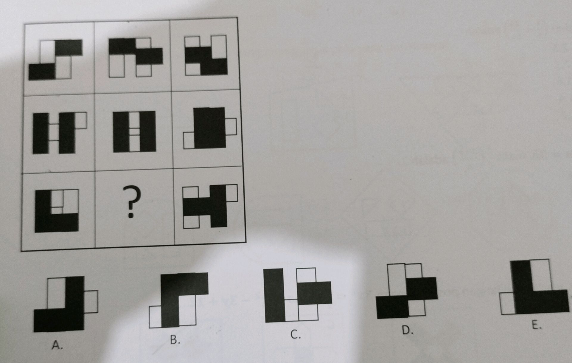 Identify the missing figure. | | | | | StudyX
