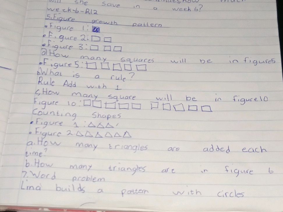 5. Figure growth pattern • Figure 1: • | StudyX