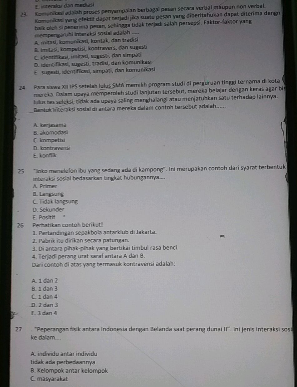 23. Komunikasi adalah proses penyampaian | StudyX