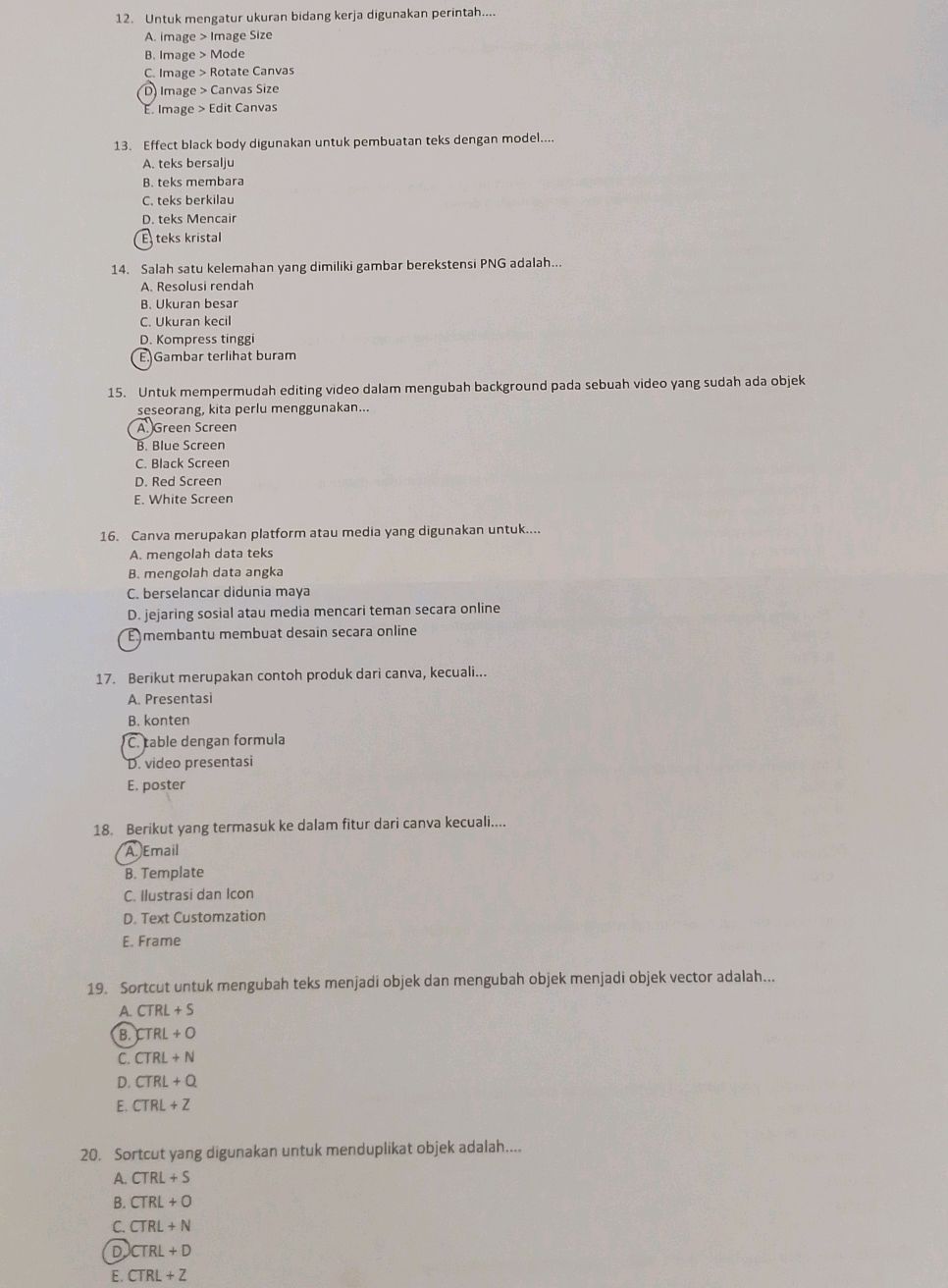 12. Untuk mengatur ukuran bidang kerja | StudyX