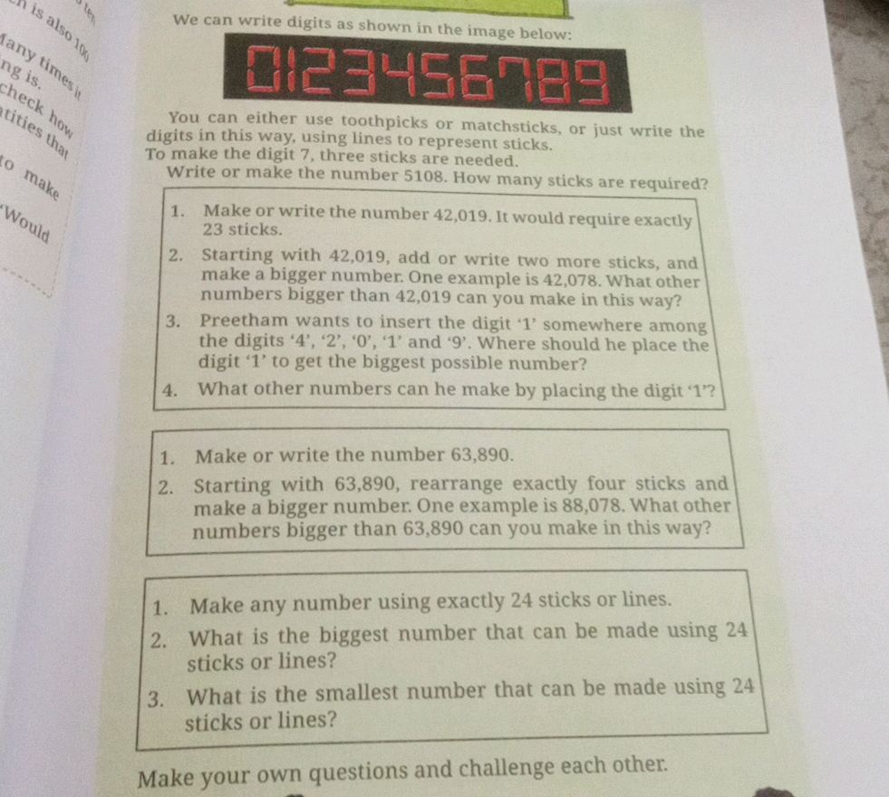 We can write digits as shown in the image | StudyX