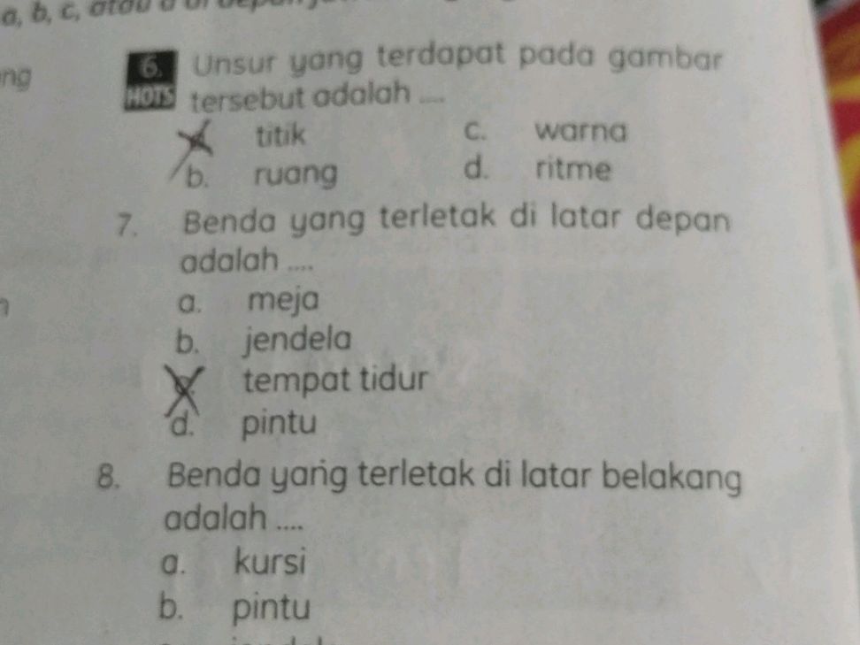 6. Unsur yang terdapat pada gambar tersebut | StudyX