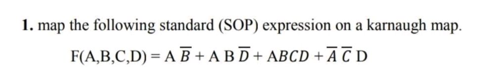 1. map the following standard (SOP) | StudyX
