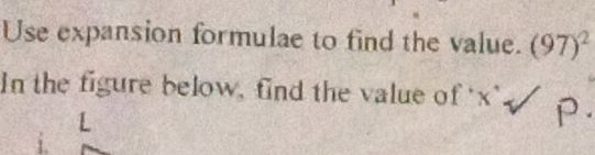 Use expansion formulae to find the value. | StudyX