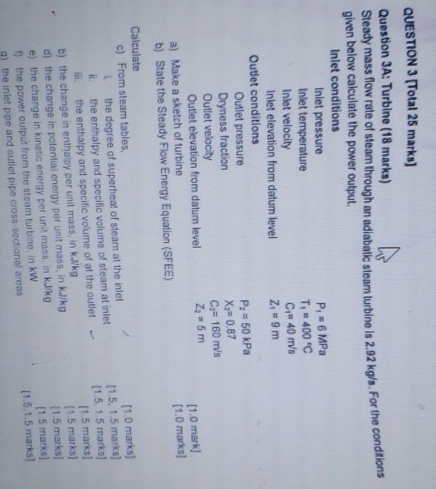 QUESTION 3 [Total 25 marks] Question 3A: | StudyX