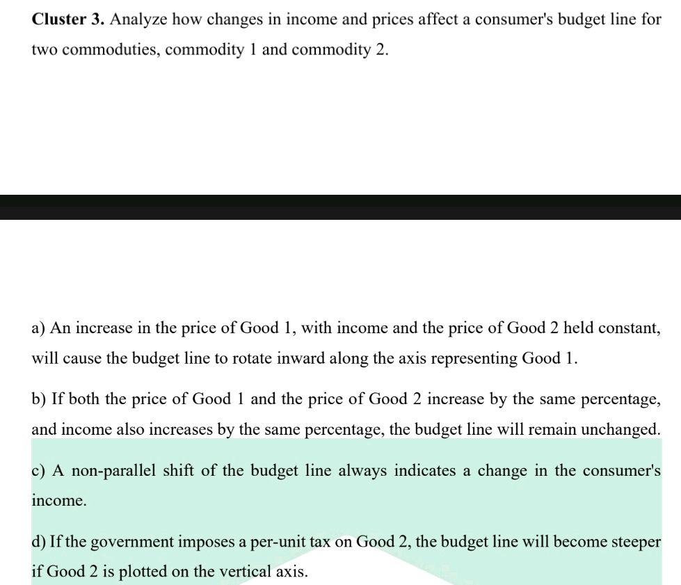 Cluster 3. Analyze how changes in income and | StudyX