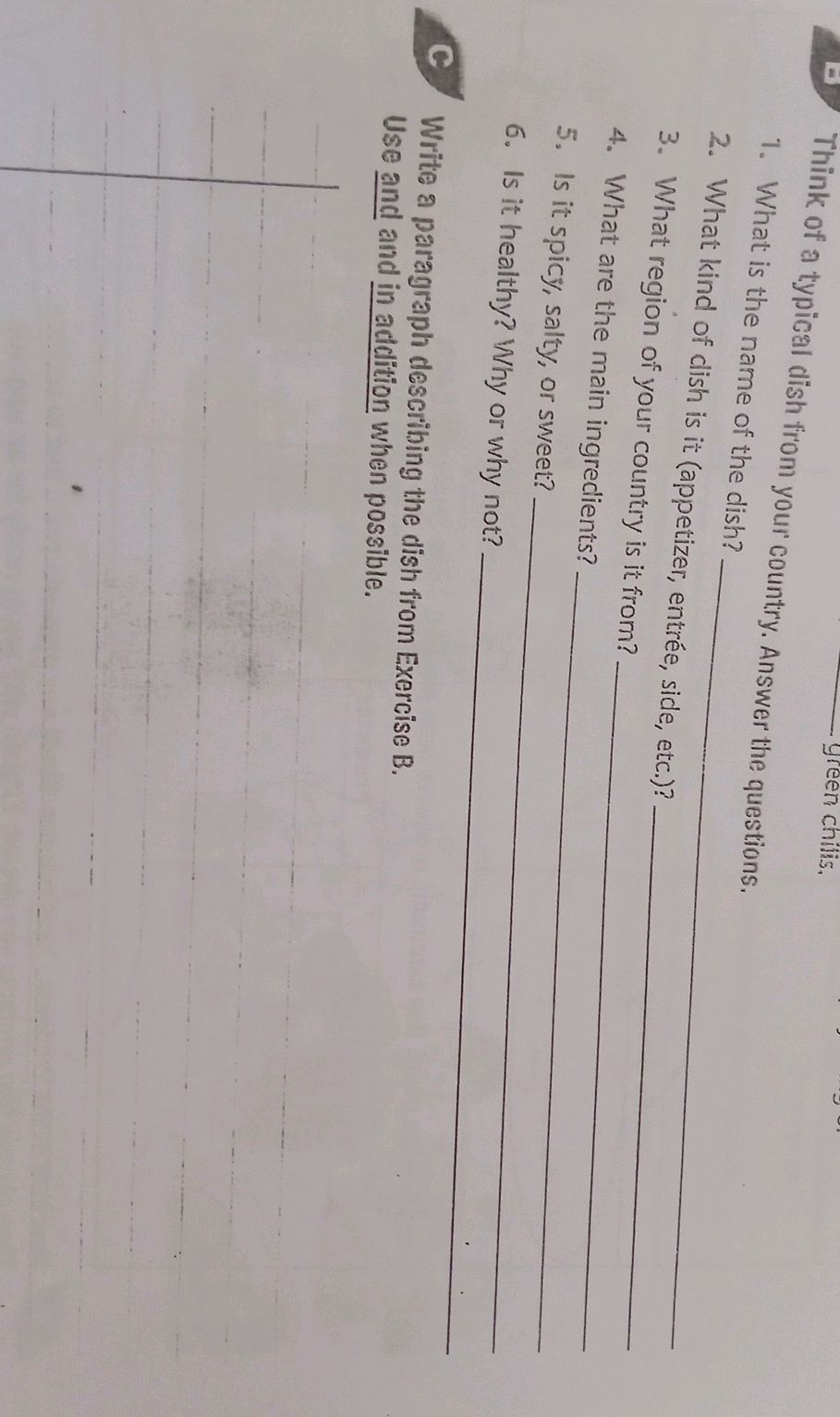 1. What is the name of the dish? 2. What | StudyX