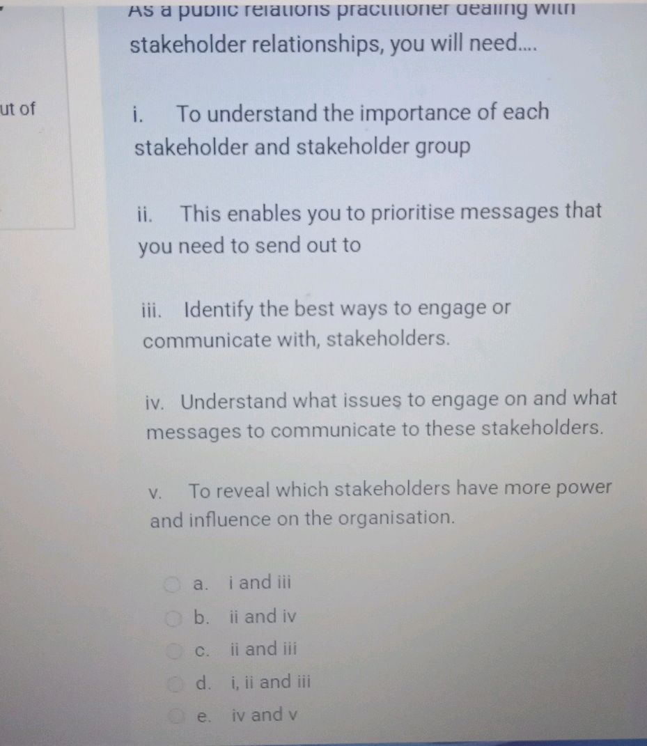 As a public relations practitioner dealing | StudyX