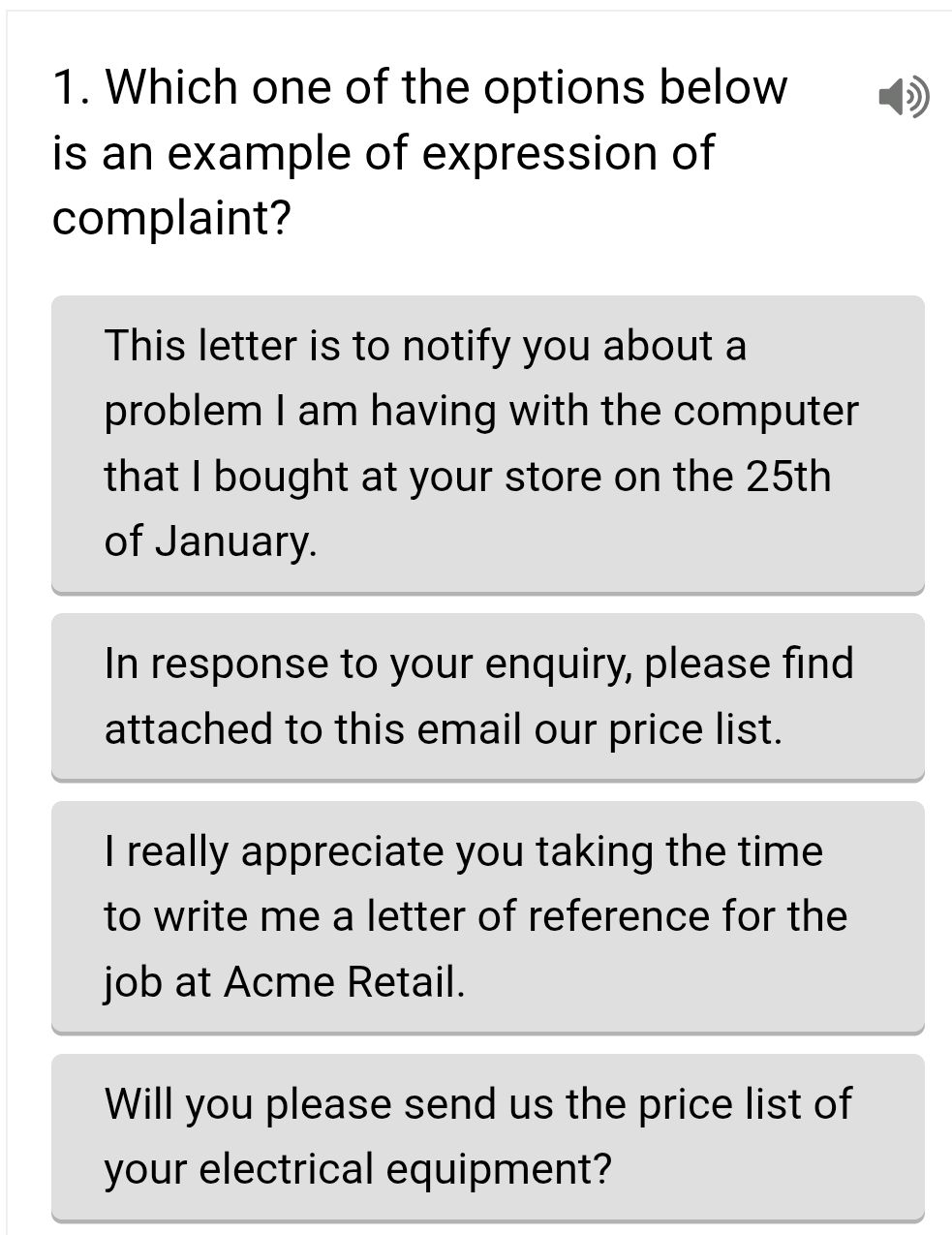 1. Which one of the options below is an | StudyX