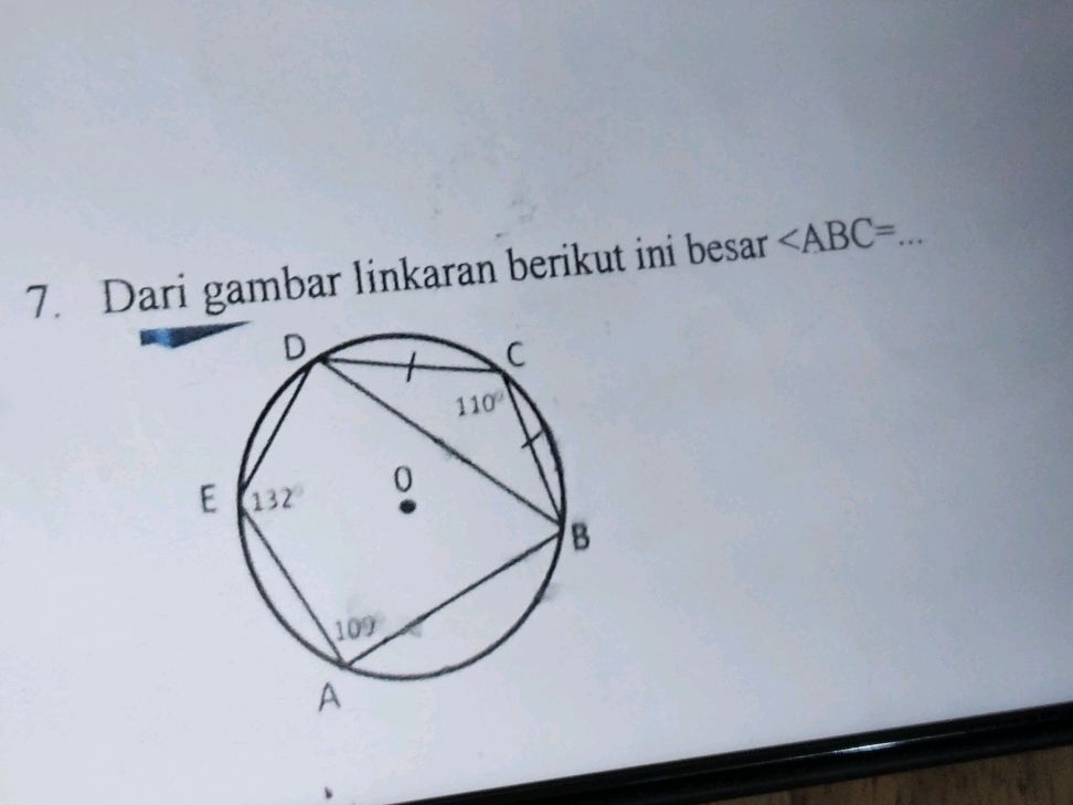 7. Dari gambar linkaran berikut ini besar | StudyX