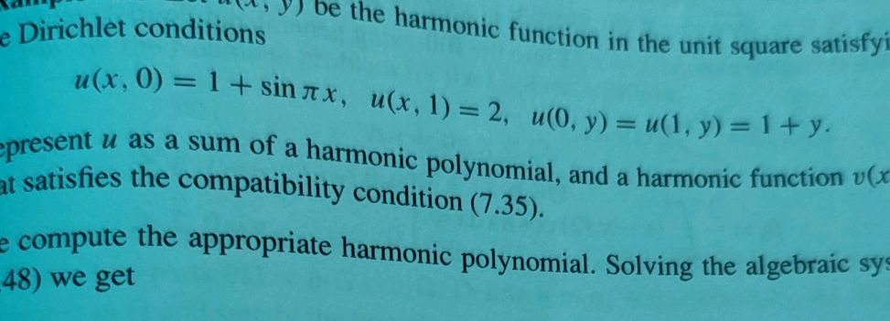 Let \(u(x, y)\) be the harmonic function in | StudyX