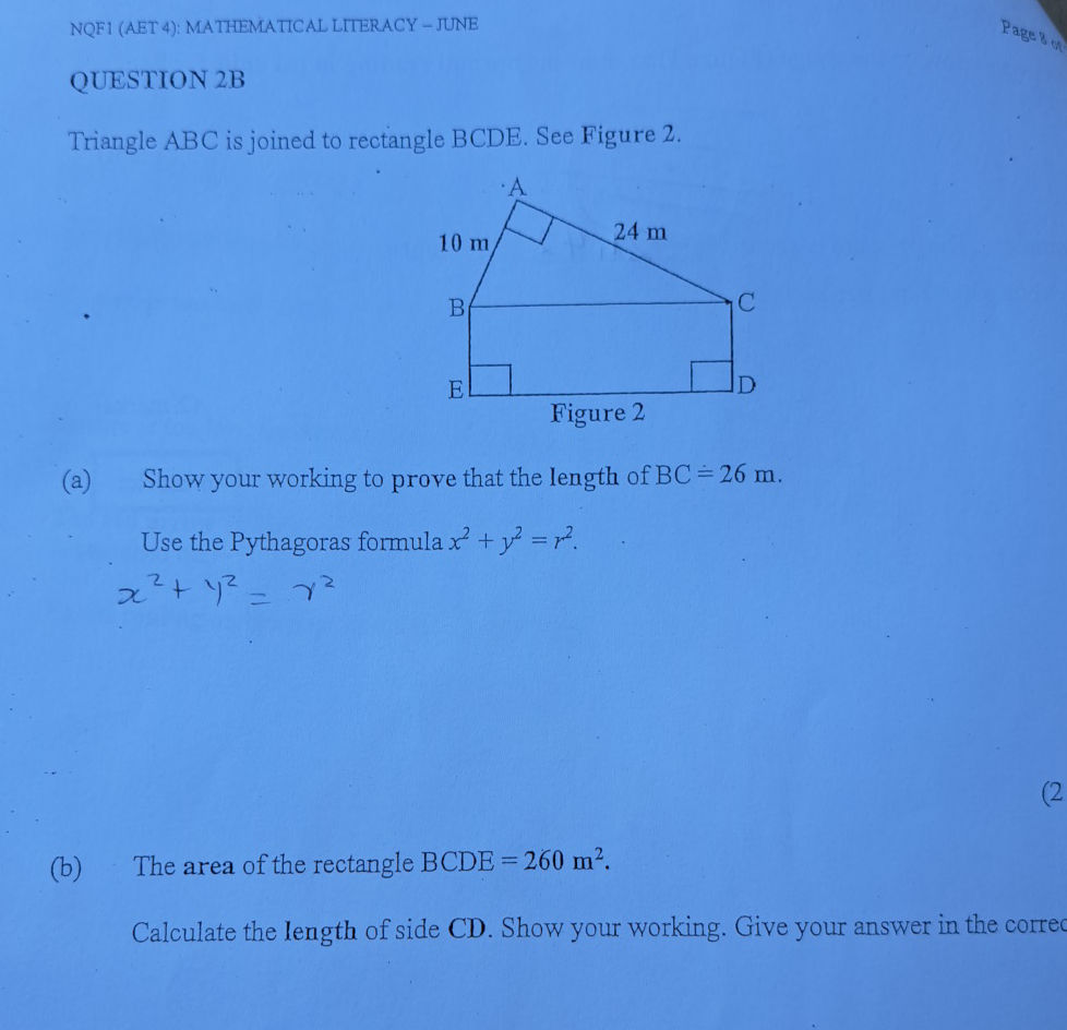 QUESTION 2B Triangle ABC is joined to | StudyX